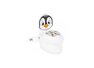 8693461045523 - Pilsan Töpfchen Pinguin 07565 Musik Licht Toilettenpapierhalter Deckel Behälter weiß