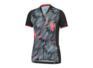 8717009495455 - Ws SAGAMI Short Sleeve Zip Jersey Black-Blue