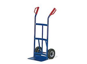 4250448505728 - Rollcart Sackkarre -952- mit Rückwand aus Flachstahl 1050mm hoch Schaufelbreite 400mm Vollgummi