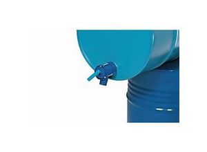 4250101102400 - Fasswerkzeug Polypropylen blau B 100 x T 200 x H 160 mm für Fässer mit 2 BSP-Tri-Sure-Gewinde