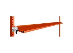 4045916127829 - Neigbare Ablagekonsole für Reihe Universal oder Profi Nutztiefe 345 mm für Tischbreite 2000 mm rotorange