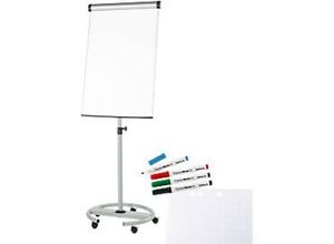 4250510881002 - Sparset Flipchart Solid fahrbar höhenverstellbar + gratis 1 Block und 4 Stifte