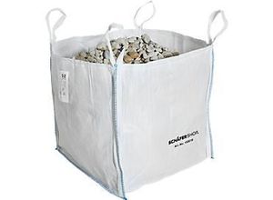 4251898802405 - Containersack Genius Big Bag oben offen bis 150 kg 4 Hebeschlaufen 5 Stück B 700 x T 700 x H 700 mm weiß