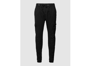 4053838118252 - Cargohose Herren CARGO JOGGING PANTS TB1268 Schwarz Black