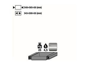 4250101138508 - Auszugswanne Standard für asecos Sicherheitsschränke der Q30 Q90 S90 und K90 Serie Edelstahl 14301 B 348 x T 505 x H 50 mm 45 l bis 25 kg