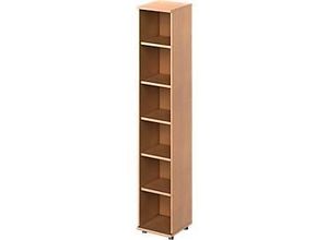 4250510805053 - Genius Regal TETRIS WOOD 6 OH Höhe inkl Gleiter B 400 mm Buche-Dekor