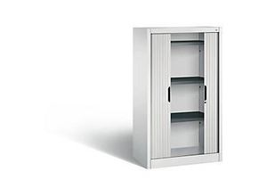 4050646410905 - CP Omnispace Rollladenschrank lichtgrau 3 Fachböden 800 x 420 x 1345 cm