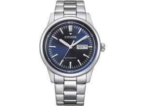 4974374334541 - Automatikuhr CITIZEN NH8400-87LE Armbanduhren silberfarben Herren Automatikuhren Armbanduhr Herrenuhr Edelstahlarmband bis 10 bar wasserdicht Datum