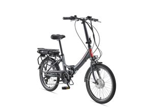 4000420283553 - E-Bike Faltrad Kompakt F810 unisex 28 Zoll RH 33cm 7-Gang 374 Wh anthrazit