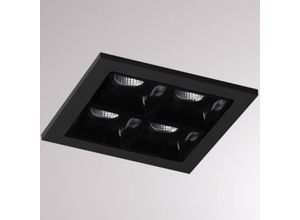 9010506139716 - Molto Luce Liro LED-Einbaulampe schwarz 34° 3000 K