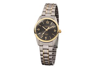 4045346053453 - Titanuhr REGENT 71709195 -F429 Armbanduhren silberfarben (grau goldfarben) Damen Quarzuhren Quarzuhr Armbanduhr Damenuhr Titanuhr