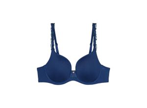 7613109454167 - - Gefütterter Bügel-BH - Dark blue 095 - Wild Azalea Florale - Unterwäsche für Frauen