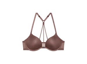 7611358633692 - - Push-up BH mit Frontverschluss - Brown 85C - Harmony Spotlight - Unterwäsche für Frauen