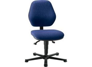 4016849287997 - Laborstuhl Basic Stoffpolster Duotec blau