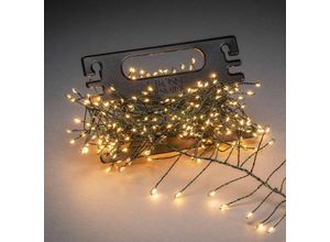 7318306471831 - LED-Lichterkette KONSTSMIDE Weihnachtsdeko aussen Lichterketten Gr Dioden 400 St Flammen 400 St Kabellänge 5 m x Gesamtlänge 86 m grün Lichterketten und Lichtschlauch Micro LED Büschellichterkette Cluster mit Aufroller