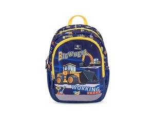 8605036846572 - Kiddy Plus Kindergartenrucksack Big Wheel 3-6 Jährige Kinder Rucksack