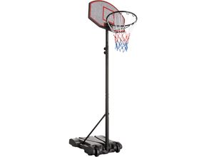 4061173073495 - Tectake - Basketballkorb Harlem - Basketballkorb mobil Basketballständer rollbar Basketballanlage beweglich - schwarz