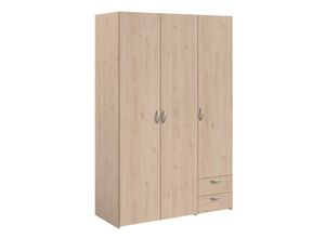 3480940300533 - Parisot Kleiderschrank Daily 12 3-türig Eiche