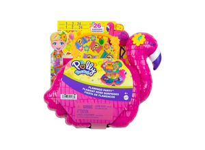 0194735091669 - HJN76 - Polly Pocket - Spielset mit 26 Überraschungen Flamingo-Party (HGC41)