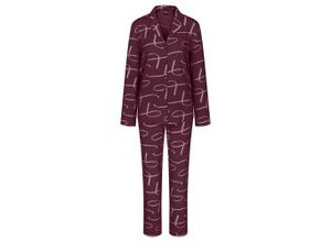 7613109751860 - - Pyjama-Set - Red 0040 - Boyfriend Fit - Homewear für Frauen