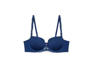 7613109455744 - - Gefütterter Bügel-BH - Dark blue 075 - Wild Azalea Florale - Unterwäsche für Frauen