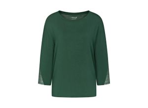 7613109605446 - - Top mit langen Aermeln - Dark Green 0038 - Aura Spotlight - Homewear für Frauen