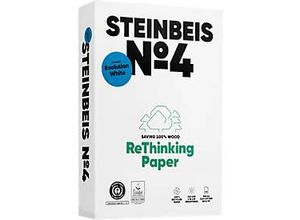 4260074845266 - Recyclingpapier Steinbeis №4 DIN A4 80 g m² naturweiß 5 x 500 Blatt