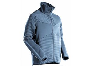 5715411020046 - - Fleecepullover mit Reißverschluss 22503 Gr l steinblau