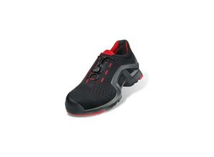 4031101589558 - uvex 1 x-tended support Sicherheitsschuh S1P Halbschuh gelocht schwarz rot 49 11 - 8519249