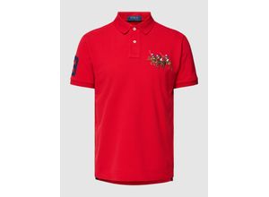 3616414325607 - Custom Slim Fit Poloshirt mit Motiv-Stitching