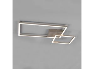 4017807521818 - Reality Leuchten - led Deckenleuchte padella Silber - dimmbar 63cm breit Neutralweiß