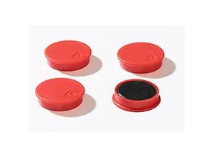 4251898823097 - Haftmagnete Ø 40 mm Haftkraft ca 1200 g 4 Stück rot