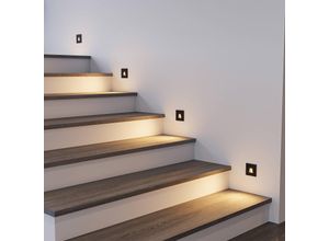 9010870324800 - Molto Luce LED-Einbaulampe Wall 68R SQ schwarz Alu CCT