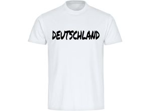 4068859409456 - multifanshop Herren T-Shirt - Deutschland - Textmarker - Druck schwarz - Männer