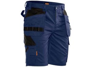 7319440683036 - J2722-blau schwarz-58 kurze Bundhose Kleider-Größe 58 Dunkelblau Schwarz