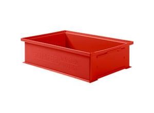 4052939498300 - Stapelkasten Serie 14 6-2H aus Polypropylen mit Griffmulde 12 l rot