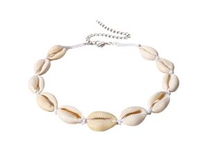 0754495670643 - Northix - Choker-Halskette mit Muscheln - Weiß