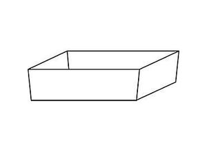 4250101186745 - Bodenauffangwanne Stawa-R für asecos Sicherheitsschränke der Q30 Q90 S90 und K90 Serie Edelstahl 14016 B 442 x T 507 x H 73 mm 11 l