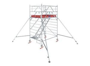 4009199789013 - Alu-Fahrgerüst Krause Serie 5500 200 kg m² TÜV-geprüft gebremste Rollen B 1500 x T 2000 x H 4300 mm