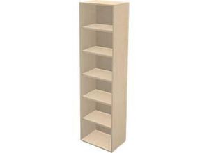 4251898807523 - Genius Regal TETRIS WALL 6 Ordnerhöhen B 600 x T 420 x H 2250 mm Ahorn-Dekor