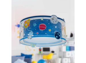 8420406001593 - Kinderzimmer Deckenleuchte Planets in Blau E27 2-flammig - blue - Dalber