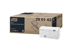 7322540880731 - Tork® Papierhandtücher Advanced® H3 290143 2-lagig geprägt Zickzack-Faltung 15 Pack á 250 Blatt (3750 Tücher) FSC®-Papier weiß