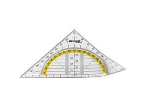 4027521512184 - WESTCOTT Geodreieck Hypotenuse 140 mm flexibel