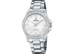 8430622788864 - Quarzuhr FESTINA Mademoiselle F20593 1 Armbanduhren silberfarben Damen Quarzuhren Armbanduhr Damenuhr Edelstahlarmband