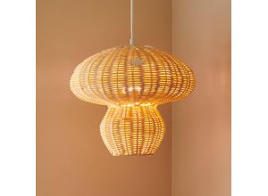 5704924018787 - Hängeleuchte Allie Rattan Pilzform naturbraun