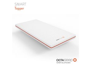 9010041013403 - Topper OCTASLEEP Octasleep Smart Gr flexibel B L 160 cm x 200 cm (1 St) weiß OCTAspring Aerospace Technologie