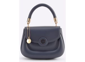 4036673255016 - Handtasche HEINE Damen Gr B H T 26cm x 19cm x 10cm blau (rauchblau) Metall Viskosemischung unifarben Taschen