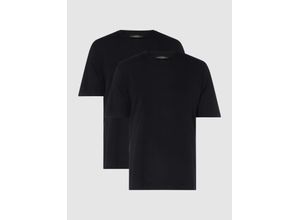 4007067619592 - Shirt kurzarm Jersey 2er-Pack rundhals schwarz - American T-Shirt für Herren XXL