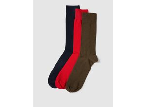 4063534483400 - Socken mit Label-Detail im 3er-Pack Modell UNI COLORS