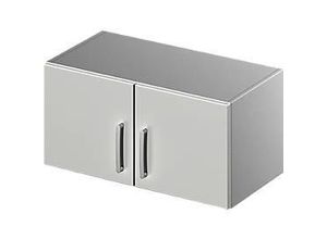 4051273739513 - Genius Aufsatzschrank TETRIS SOLID Stahlkorpus 1 OH B 800 mm lichtgrau weißalu